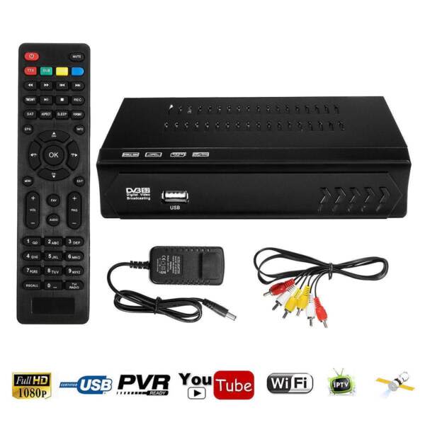 DVB-S2 MPEG-4 1080P HD Digital Satellite TV BOX Receiver USB PVR - TV ...