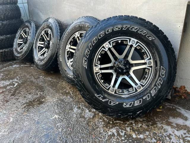 Tuff 6 Stud Rims with Bridgestone A/T Tyres *Delivery* | Wheels, Tyres ...