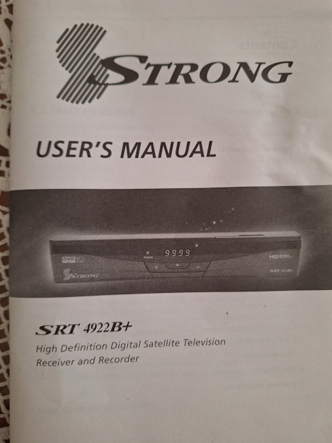 Strong SRT 4922+ High Definition Digital Satellite Receiver & Recorder ...