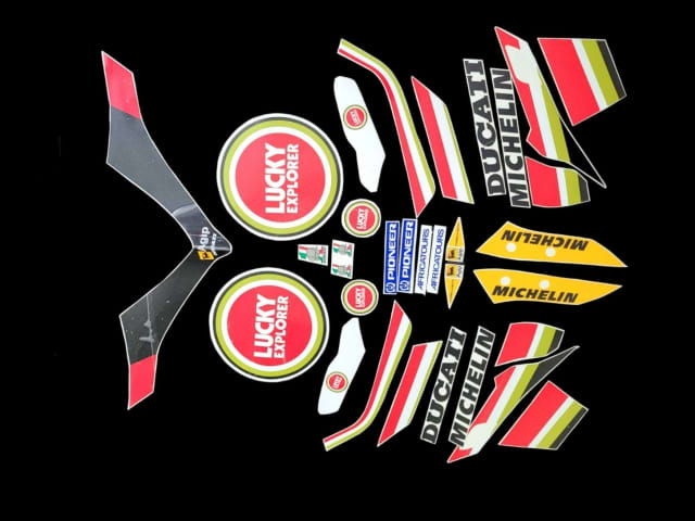 DUCATI MULTISTRADA 1200 ENDURO LUCKY EXPLORER FAIRING DECALS KIT ...