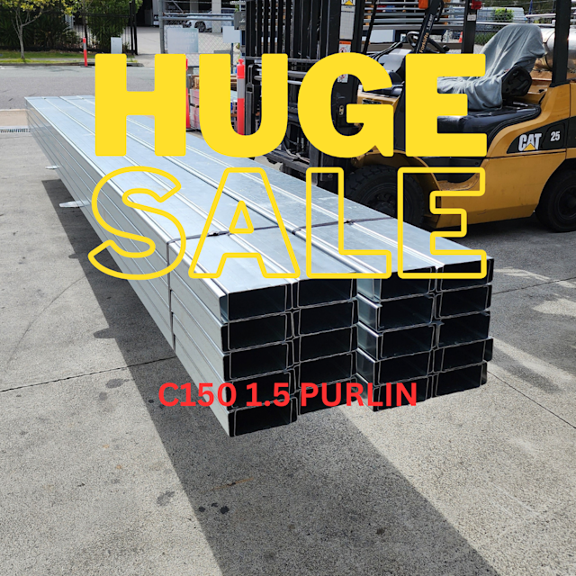 GAL PURLIN SALE C150 6m, 6.5m & 8m from $65.00 each - Building ...