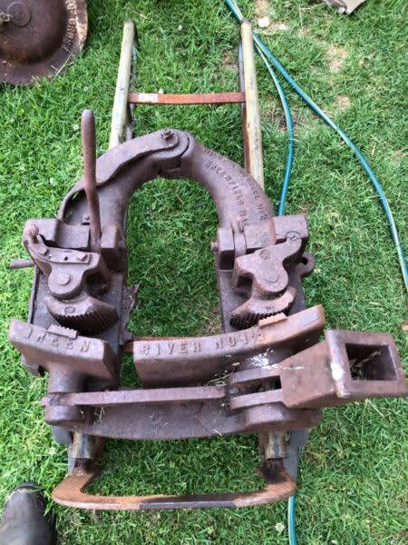Blacksmith workshop tool rim shrinker - Other Antiques, Art ...