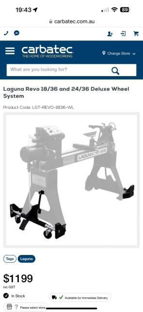 Laguna Revo wheel system - Power Tools in Landsborough QLD | Gumtree ...