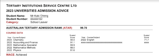 99.70 ATAR Tutor for Math and Chemistry | HSC, University & School ...