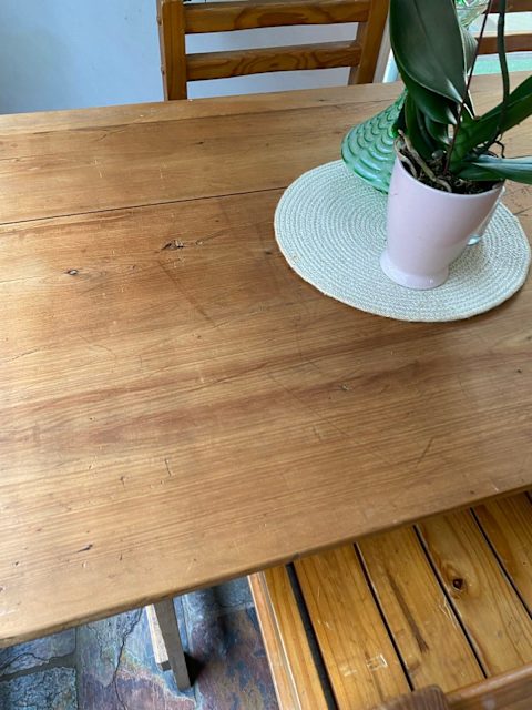 Beautiful solid wood post army table and chairs - Dining Tables in ...