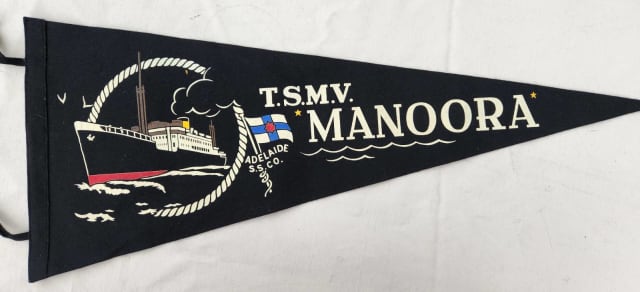 T.S.M.V. Manoora - Scotland circa 1935 - Felt Wall Pennant | Missed ...