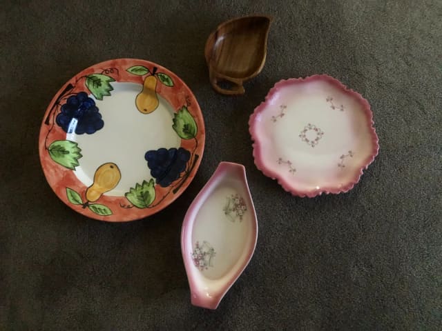 RETRO PLATE SET PLATTER, PLATE, BOWL | Collectables | Gumtree Australia ...