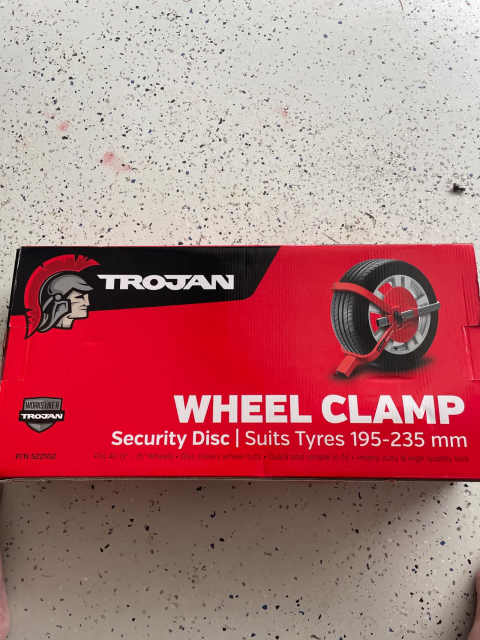 Wheel clamp, 195-235mm tyre - Miscellaneous Goods in Riverhills QLD | Gumtree Australia