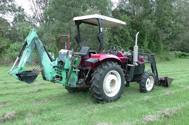 2008 Tractor YTO 54hp 4WD Front loader 4 in 1 &backhoe | Farming ...