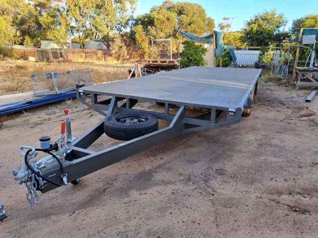2024 FLAT BED TRAILER, 6.0 METER LONG 2.4 METER WIDE 2000 ATM & 880 TA ...