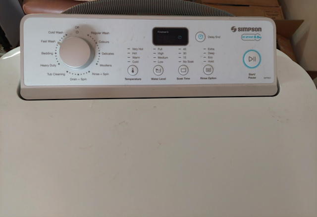 IMMEDIATE PICK UP CARINDALE SIMPSON WASHING MACHINE NEAR NEW - Washing ...