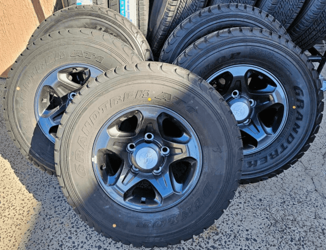 5x 16 2023 Genuine 79 Series Landcruiser Wheels & Tyres Near New ...