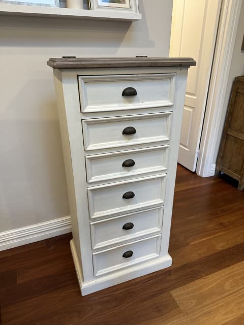 Solid reclaimed timber tall boy / drawers / bedside tables | Dressers ...