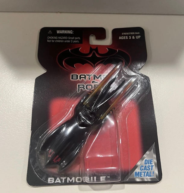 RARE Vintage 1997 Kenner Batman & Robin Batmobile Die Cast Metal Colle ...