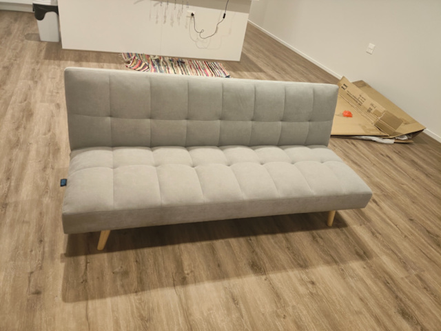 CLASSIC SOFA BED IN GREY COLOUR FOR MODERN MINIMALIST LIVING ROOM ...