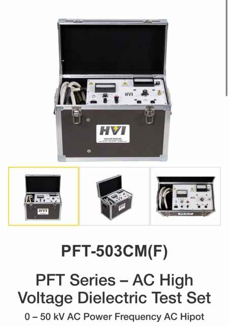 PFT Series - AC High Voltage Dielectric Test Set. - Other Tools & DIY ...