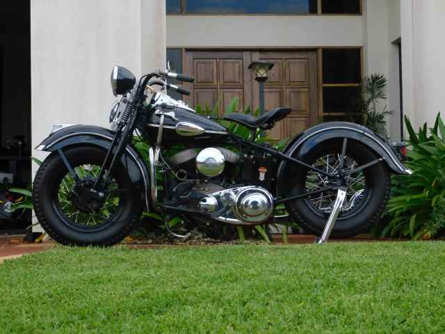 Harley Davidson ,1942 WLA (Civilianised) , Sensational Example ...