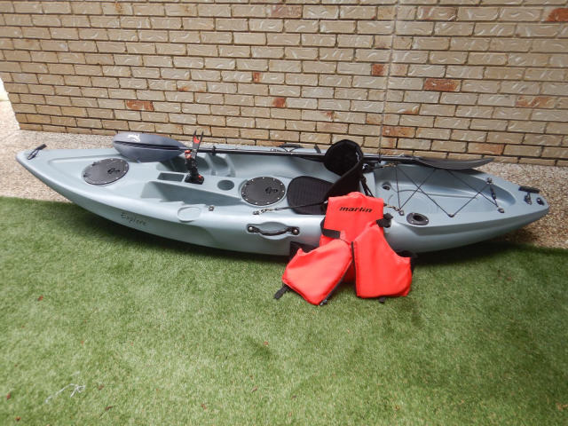 Kayak - Glide Explore - fishing / pleasure / fitness - 2.9m - grey ...