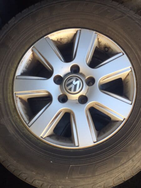 Vw Amarok multivan 16” genuine transporter wheels rims mags Caravelle ...