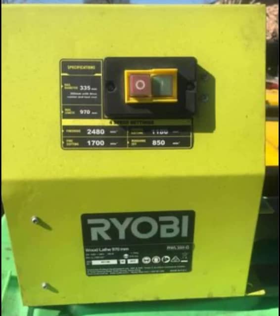 RYOBI 350W 970MM Wood Lathe - 4 speed setting - like new! - Power Tools ...