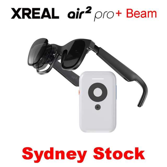 XREAL Air 2 Pro Smart Glasses + Beam Bundle, Ultimate Wearable Display ...