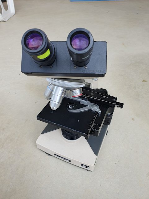 Olympus CH-2 compound microscope with 4 objectives - Other Electronics ...