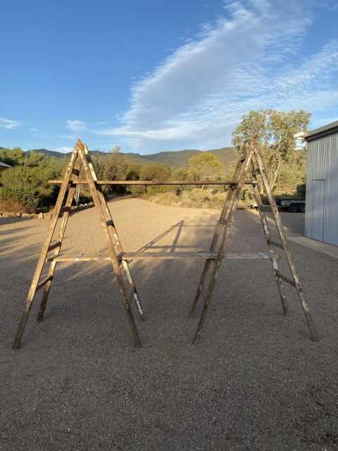 Rustic A Frame Ladders | Other Antiques, Art & Collectables | Gumtree ...