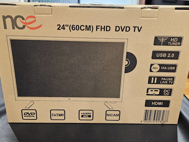 NCE 24-inch Full HD Led TV DVD Combo 12VDC | Caravan & Campervan ...