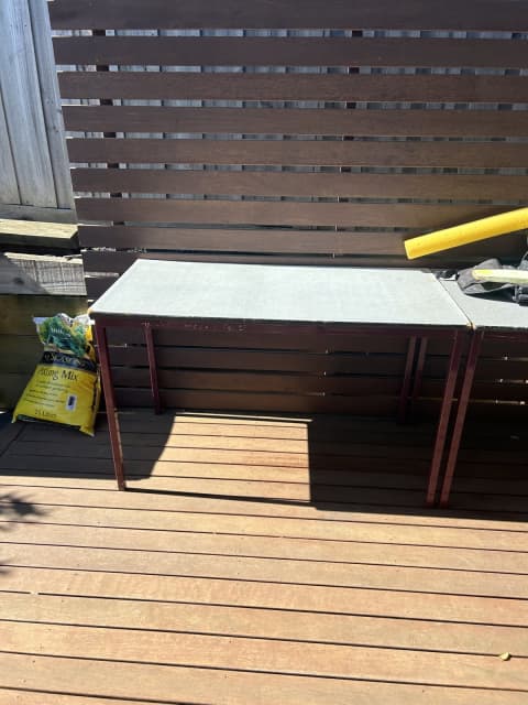 Work bench old tables | Tool Storage & Benches | Gumtree Australia ...