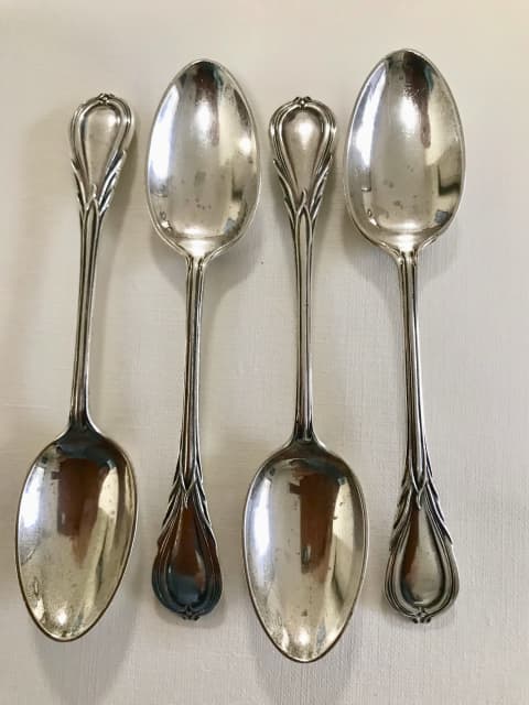 Four Antique Sterling Silver Spoons (115 grams) - Collectables in ...
