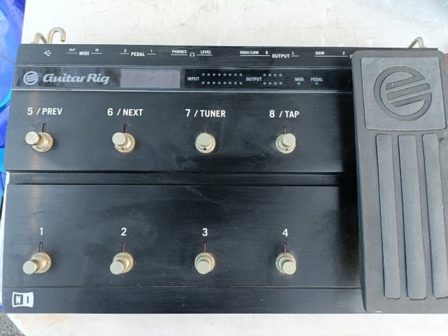 Native Instruments Guitar Rig Kontrol 3 Black Guitar Foot Pedal ...