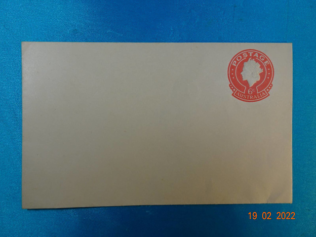 PHILATELY: 1970s VINTAGE AUSTRALIA POST PREPAID 6c BUFF ENVELOPE ...