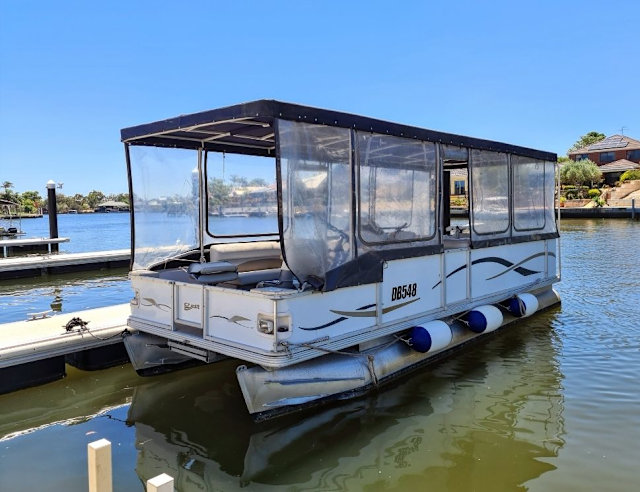 PONTOON PARTY BARGE CREST 6.71MTR | Motorboats & Powerboats | Gumtree ...