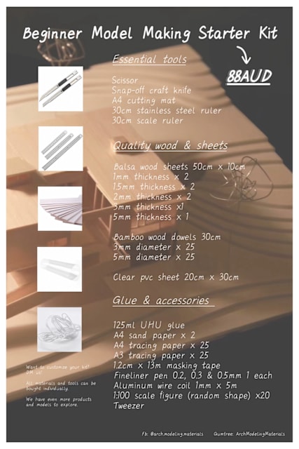 Model Making Supplies – Starter Kit + Individual Materials for Sale ...