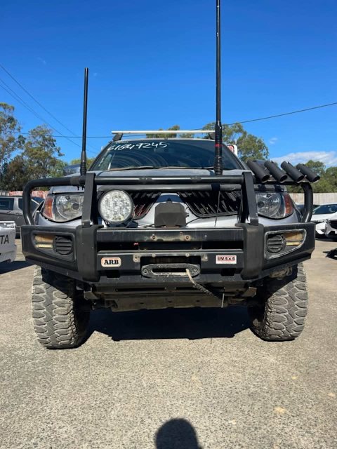 MITSUBISHI TRITON 2008 ML 4X4 ARB STEEL WINCH BULL BAR WITH WINCH AN L ...