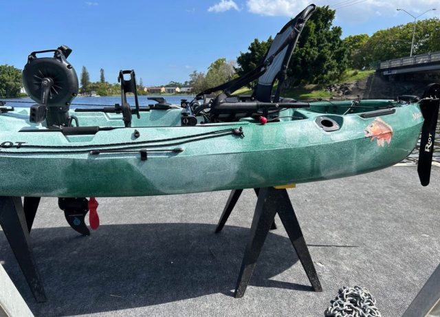 Riot Maker 10 Angler Pedal fishing kayak | Kayaks & Paddle | Gumtree ...