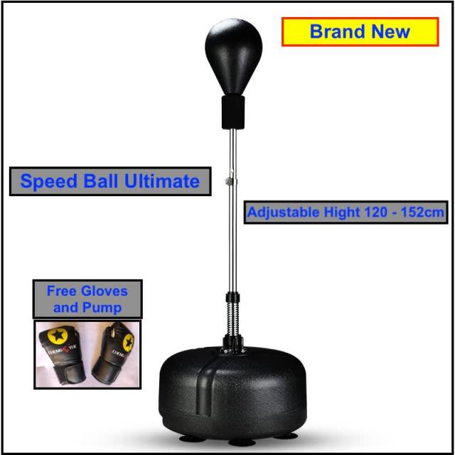 Free Standing Reflex Heavy Duty Speed Ball Punch Kick Boxing Training ...