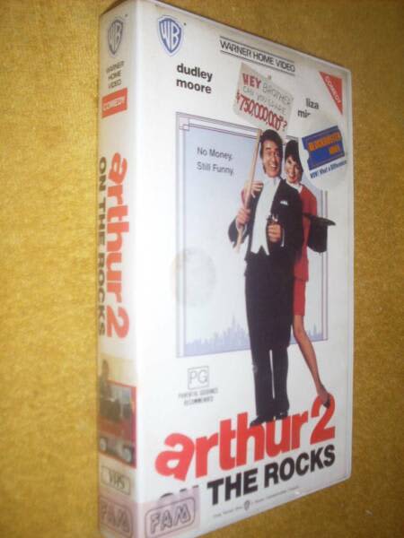 VHS Arthur 2 On the Rocks Dudley Moore - CDs & DVDs in Henley Beach SA ...
