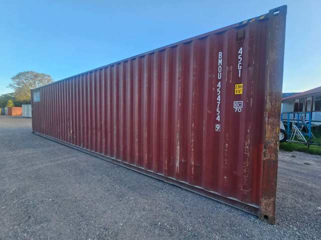 40ft Red A Grade High Cube Shipping Container - BMOU4547549 ...