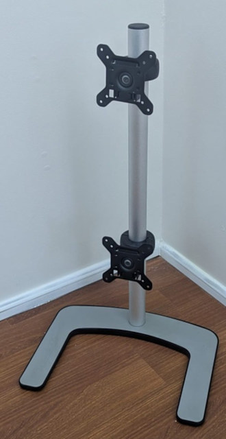 Atdec Visidec Freestanding Dual Vertical Monitor Stand VFS-DV ...