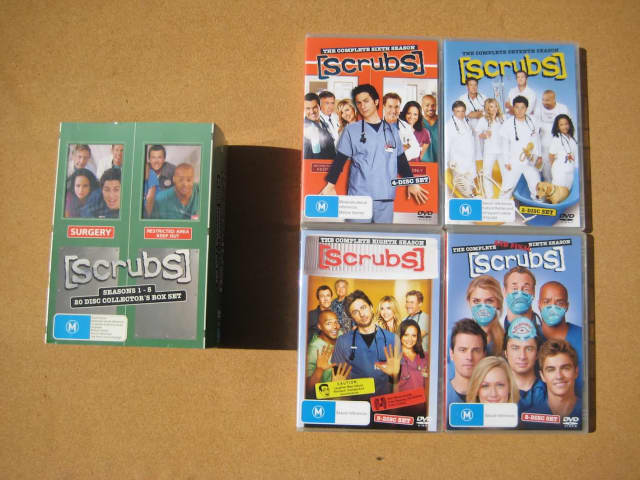 Scrubs DVD Complete Seasons 1, 2, 3, 4, 5, 6, 7, 8 & 9 | CDs & DVDs ...