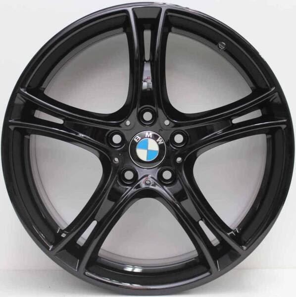 19" Genuine BMW 1&2 SERIES 2014 MODEL PERFORMANCE BLACK ALLOY WHEELS ...