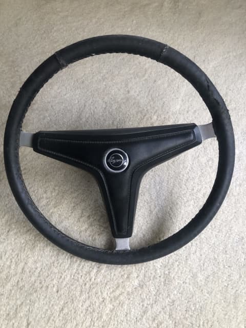 Ford Capri Mk1 GT Steering Wheel-inc NEW LEATHER Cover.PLUS.MORE.PARTS ...