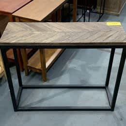 New Rustic Timber hall table reclaimed timber look console tables hall ...