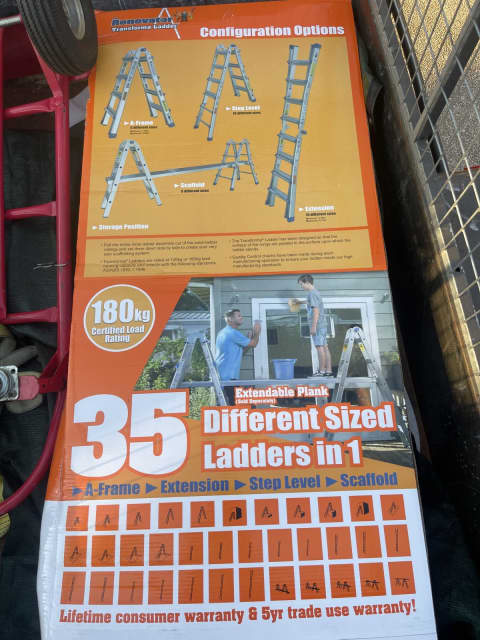 Renovator Transformer Ladder Brand New un Box | Ladders & Scaffolding ...