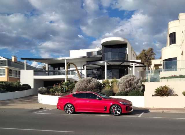 2018 KIA STINGER GT (BLK LTH W MICHELIN TYR) 8 SP AUTOMATIC 4D SEDAN ...