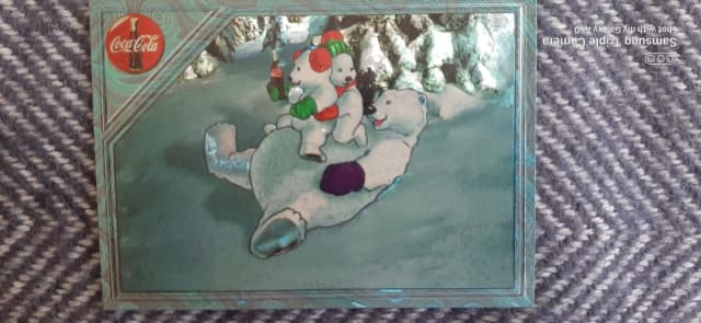 COCA COLA POLAR BEARS POLAR SLIDE FOIL CARD 1995 SPB-6 | Other Antiques ...