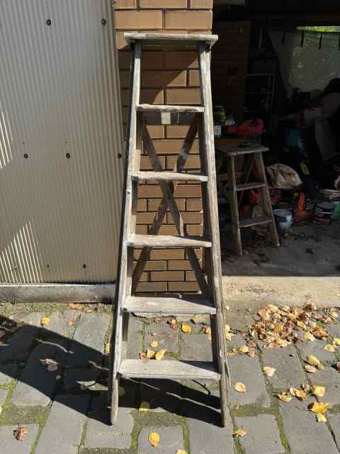 Timber Step Ladder - 6 Foot | Ladders & Scaffolding | Gumtree Australia ...