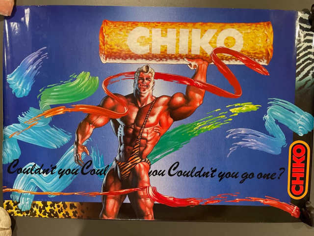 RARE Retro Chiko Roll Advertising Poster - Collectables in Bracken ...