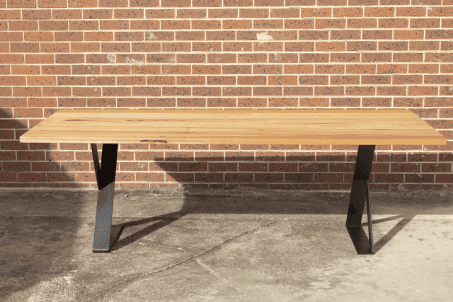 Ocean Grove - 32mm Top Dining Table - Solid Messmate Timber - Dining ...